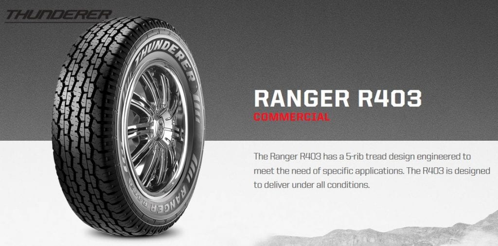 THUNDERER อีกหนึ่งยางผลิตไทย